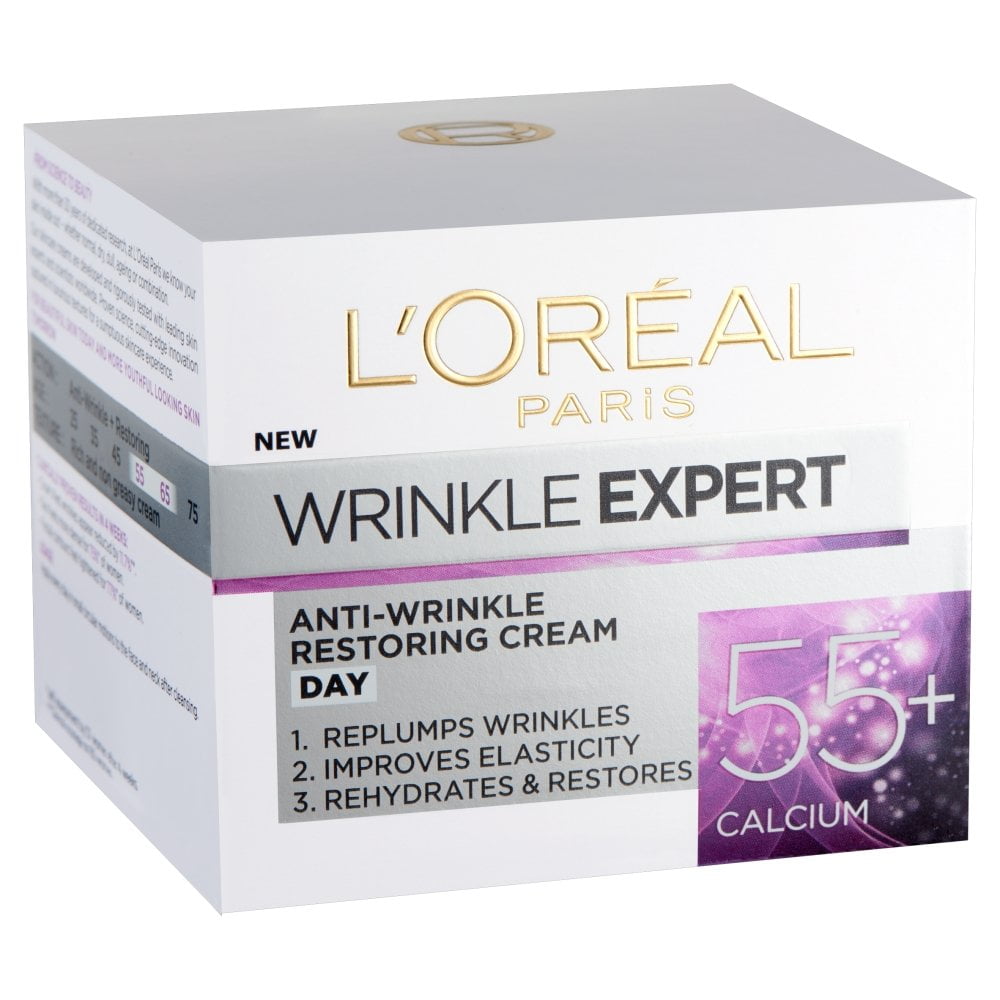 L'Oreal Paris Wrinkle Expert 55+ Calcium Day Cream 50ml - Walmart.com
