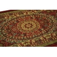 Premium Rubber Back Medallion Oriental Red Rug Runner, Non-Skid, Easy ...