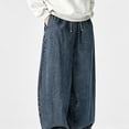 DPTALR Men's Solid Color Casual Fashion Full Length Pants with Pockets ...