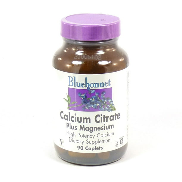 Bluebonnet Calcium Citrate Plus Magnesium 90 Ct