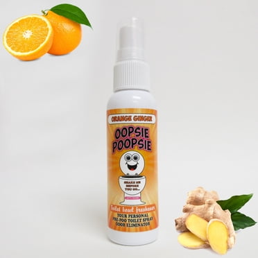 Oopsie Poopsie Poo Gone Bathroom Bowl Toilet Spray Deodorizer 2oz (2/4 ...