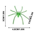 Ipewlex Glow In The Dark Spider Decorations Scary Halloween Propsfaux Scary Spider Propsfor