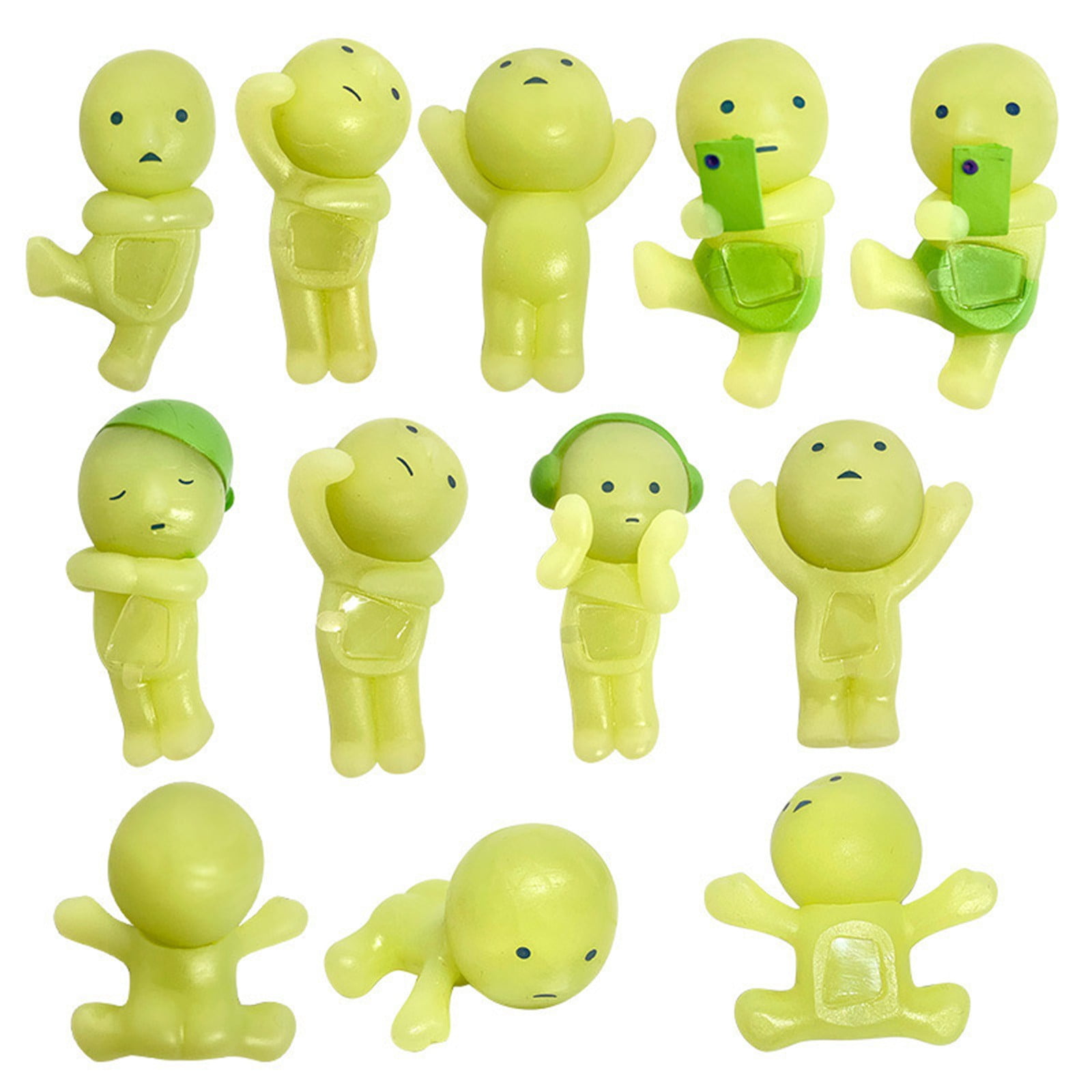 12 pcs Dream Smiski Figure toy Glow in The Dark, Dreams Smiski Blind ...