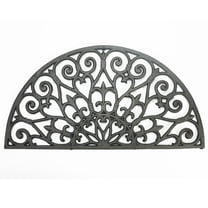 Sungmor Cast Iron Doormat Vintage Vine Design Large Semicircle Front ...