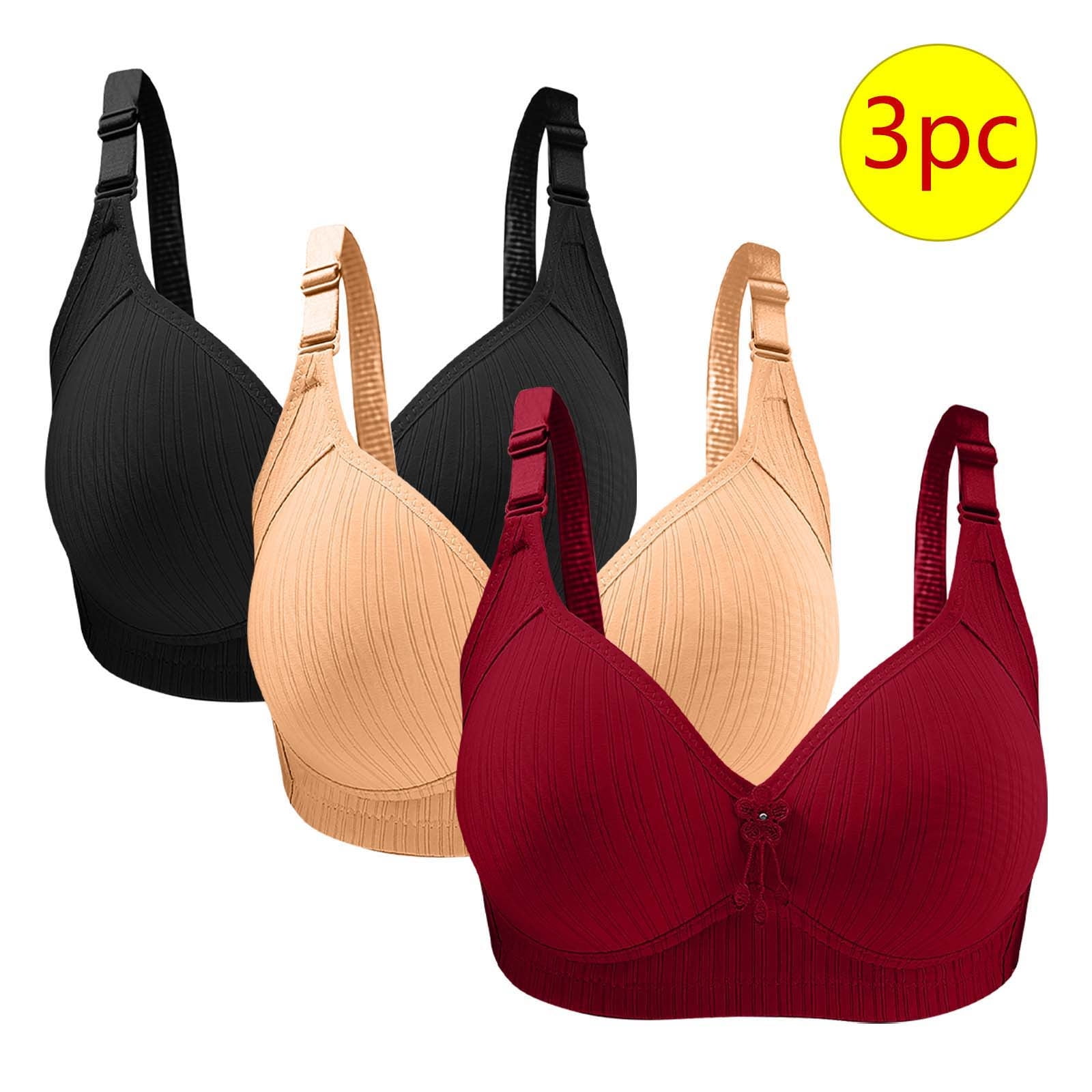 Click here for Ylioge Bras For Women Full-Coverage 3 Pack Lightwe... prices