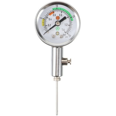 2" Dial Rapid Deflator Digital Sport Ball Gauge for Basketball Soccer ...