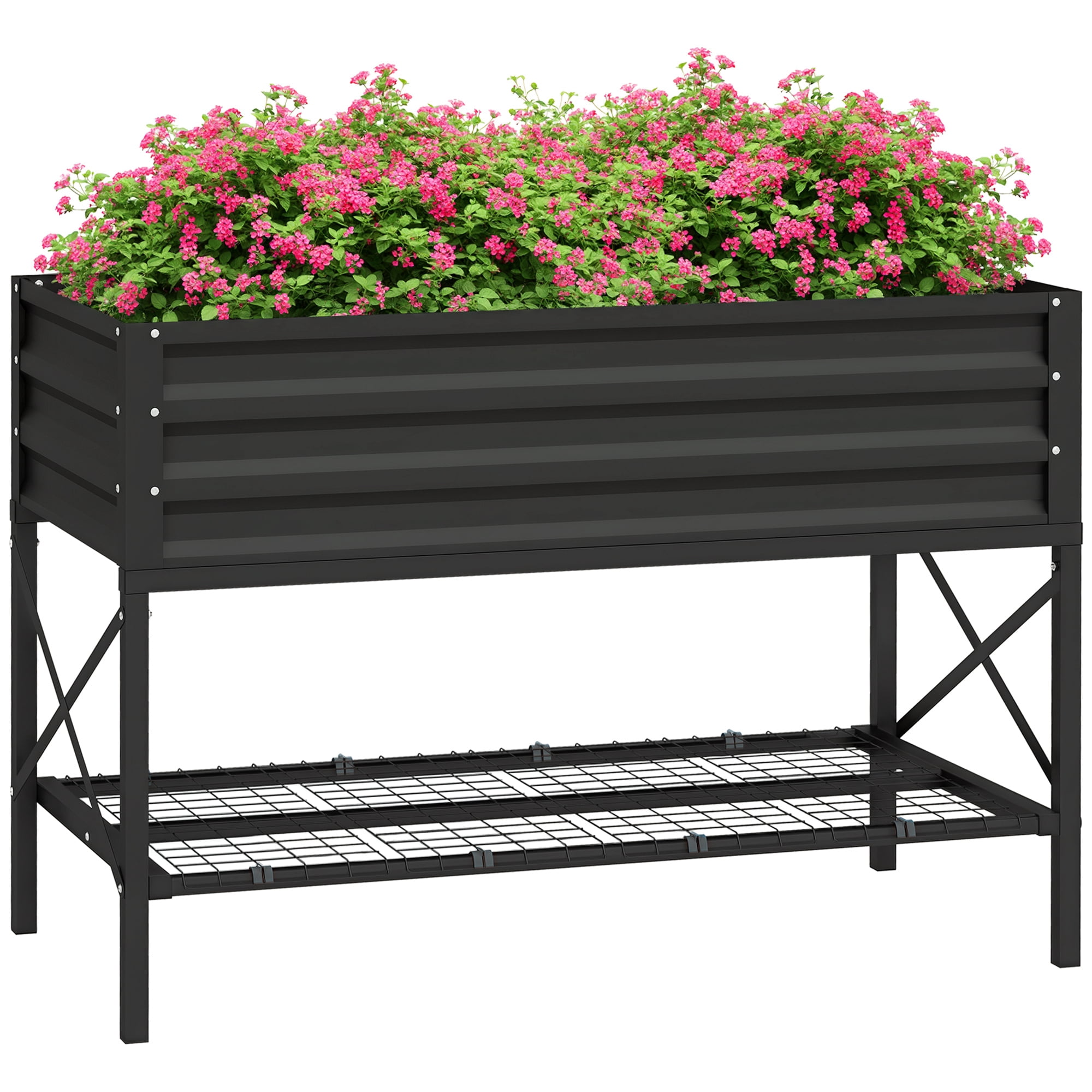 Click here for Outsunny Galvanized Raised Garden Bed With Legs An... prices