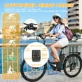 Gocio 26 in. Electric Bicycle 500W Electric Hybrid Bike, 48V Adjustable City Ebike for Adults ...