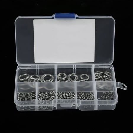 Spring Wave Washer Gasket Assortment Kit, 180Pcs SS304 Spring Washers ...
