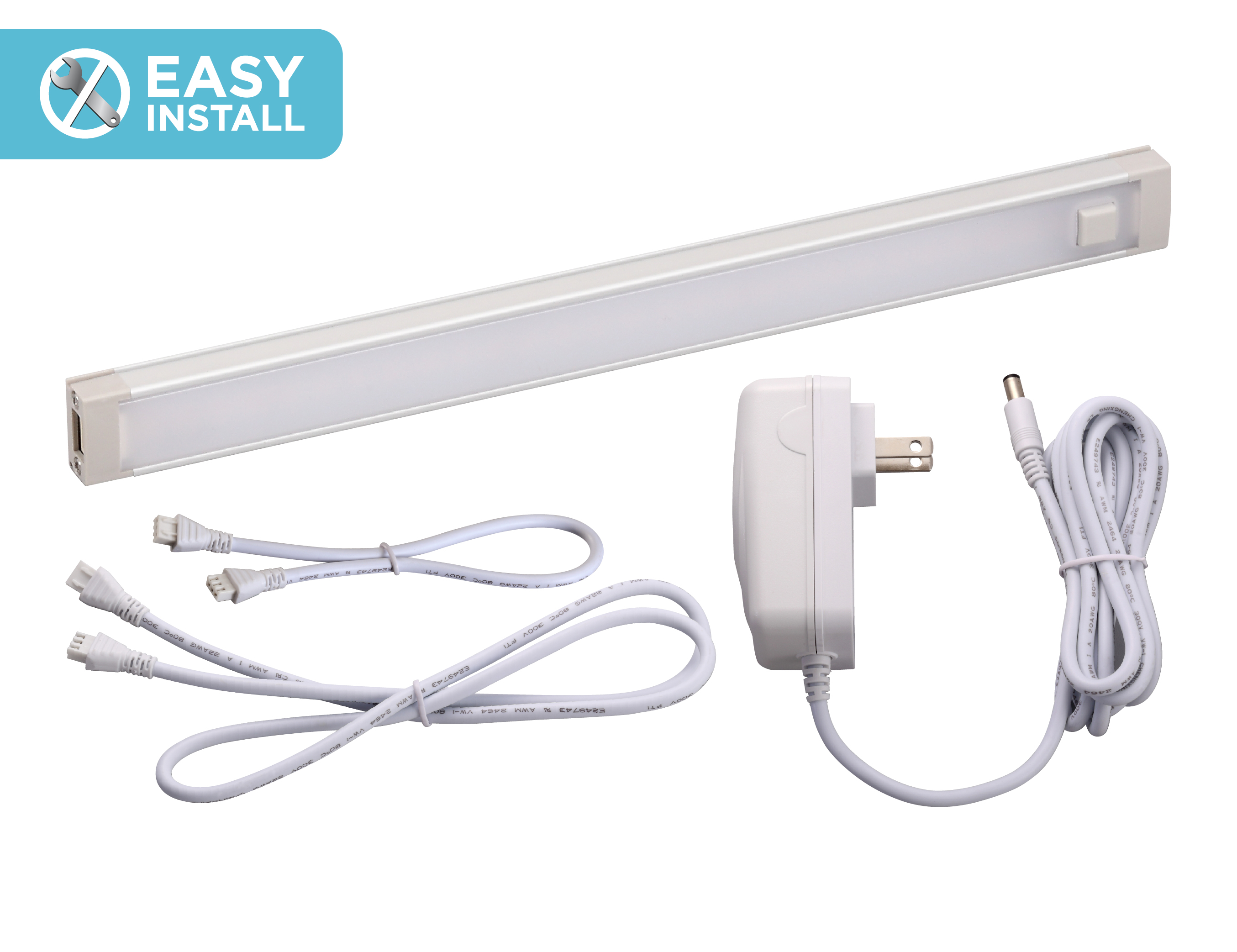 BLACK+DECKER LED 9-inch Under Cabinet Lighting Kit, 1-Bar, Cool White ...