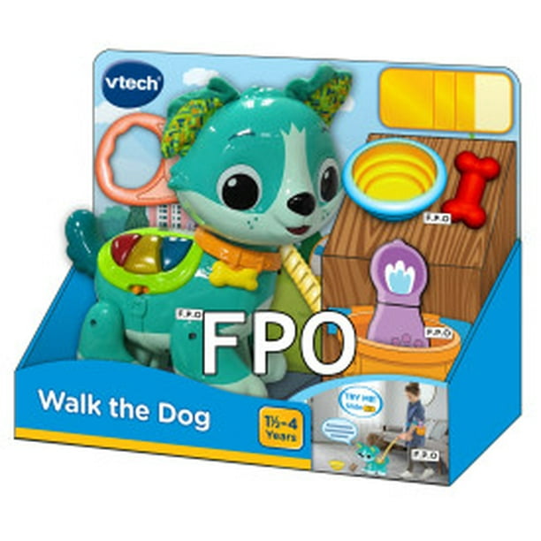 VTech Let's Go Rescue Pup Kids Toy Pet Dog, Adoption Card and ...