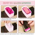 Spam Musubi Mold,8 Pcs Musubi Maker Kit Spam Slicer Musubi Press Sushi ...