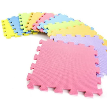 ProSource Kids Soft Toddler Large Baby Interlocking Foam Puzzle Play ...