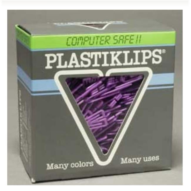Plastiklips Paper Clips Small Size 1000 Pack PURPLE (LP-0214) - Walmart.com