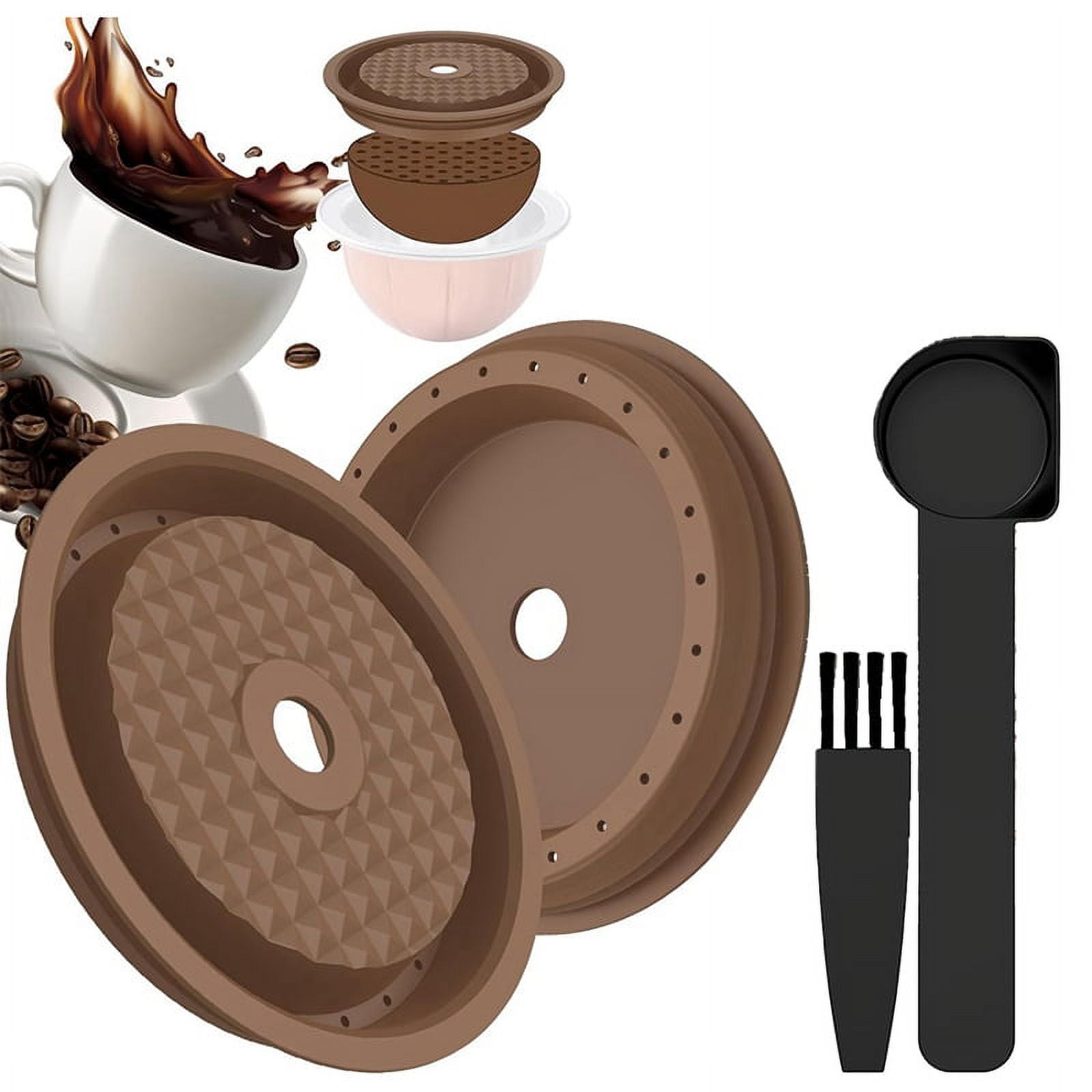 Click here for Unbranded 2pcs Reusable Coffee Capsule Lids For  R... prices