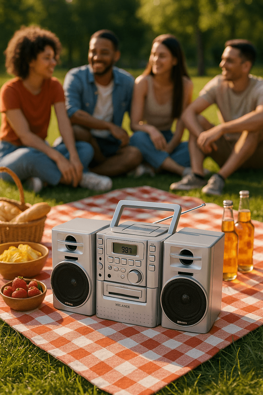 Portable Stereo System with Cassette/ Recorder, Top Nepal | Ubuy