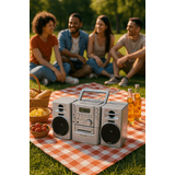 Milanix Portable Stereo System, Cassette Recorder, CD Player, AM FM ...