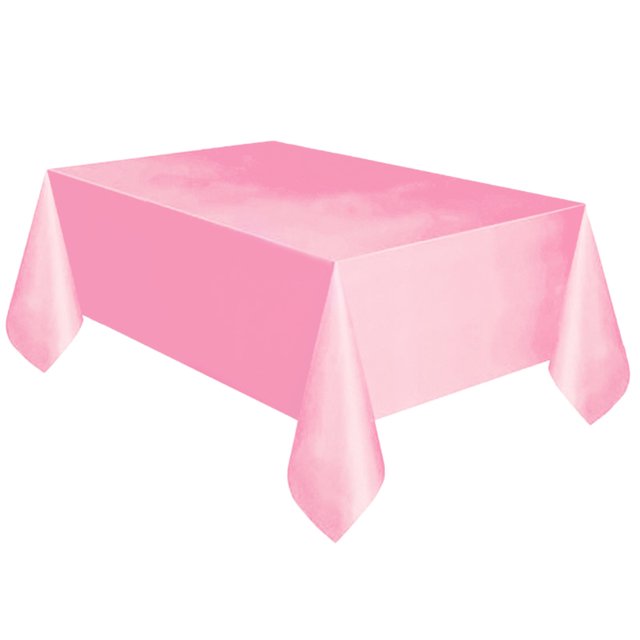 Farfi Solid Color Rectangle Dining Table Cover Cloth Birthday Party ...