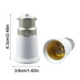 Bayonet to Screw Bulb Socket Converter Adapter for Ceiling Fans and ...