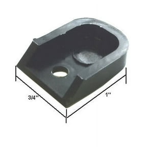 Brushed Nickel Shower Door U-Channel with Metal Strike and Magnet - Set ...