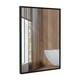 Clean Large Modern Black Frame Wall Mirror 30" X 40" Contemporary ...