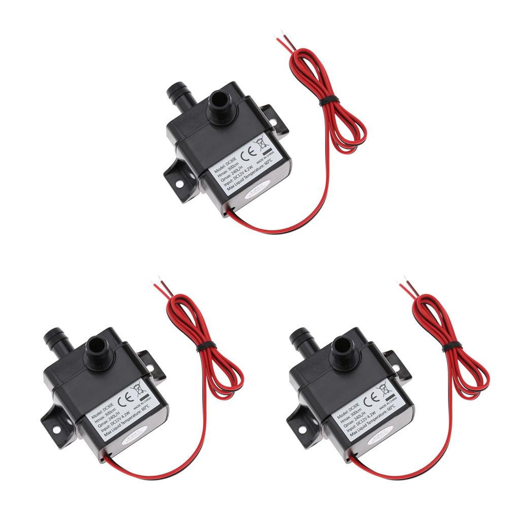 Scienceny Water Pump DC 12V Quiet Brushless Fountain Circulating Tool ...