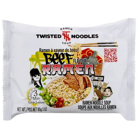 Twisted Noodles Single Serving Instant Beef Ramen | Walmart Canada