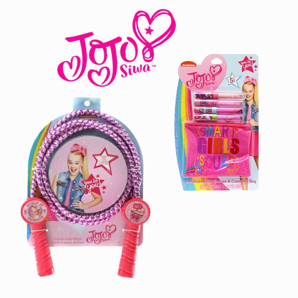 JOJO SIWA DELUXE JUMP ROPE + FLAVORED LIP GLOSSES & COSMETIC BAG ... JOJO SIWA DELUXE JUMP ROPE + FLAVORED LIP GLOSSES & COSMETIC BAG ...