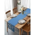 Burlap Table Runner 90 Inches Long, Watercolor Cherry Blossoms Non-Slip ...