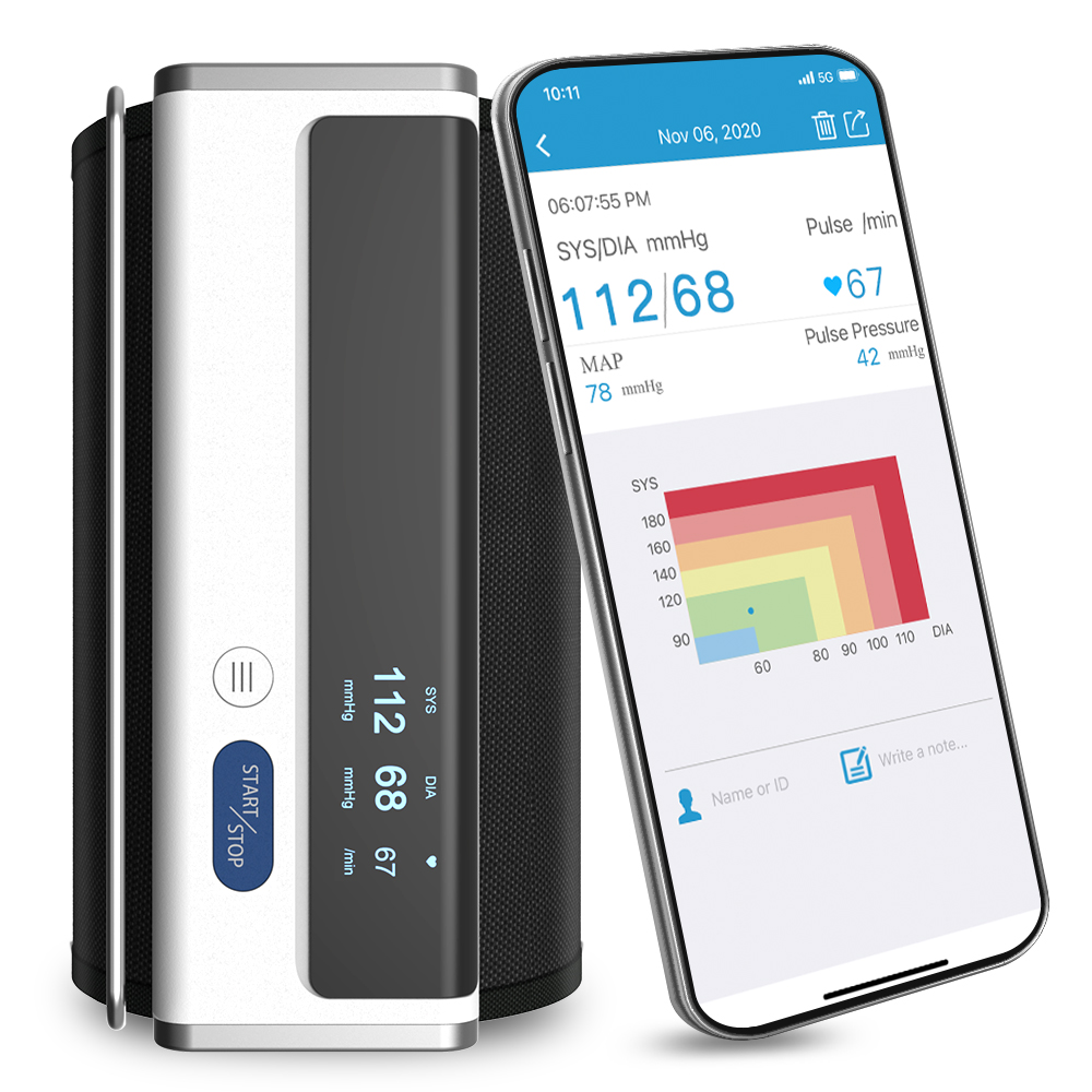 Wellue Blood Pressure Monitor Automatic Digital BP Machine With One Wellue Blood Pressure Monitor Automatic Digital BP Machine With One