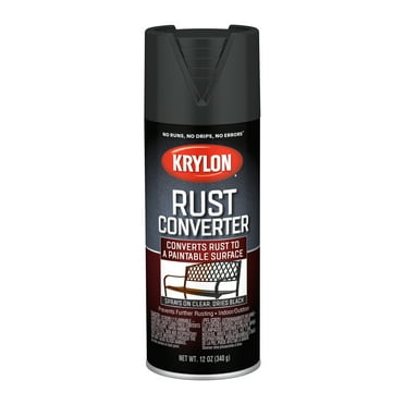 Krylon Rust Protector Enamel Spray Paint, Flat, Black, 15 oz. - Walmart.com