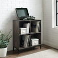 Jacobsen Storage Cube Bookcase Record Player St with Vinyl Records ...