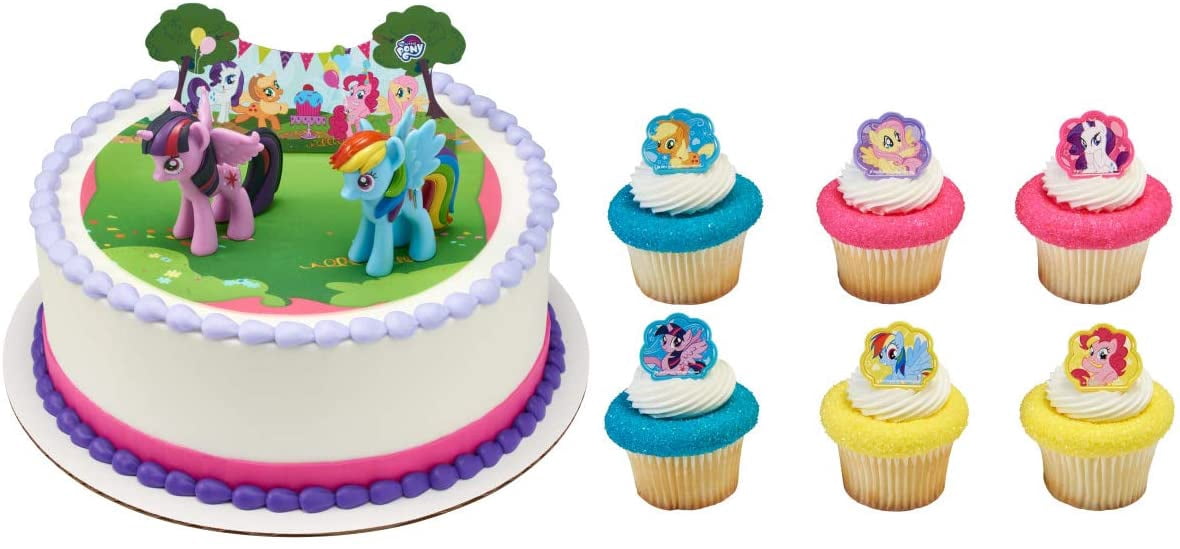 My Little Pony Birthday Cake And Cupcakes
