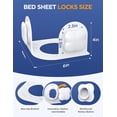 Sheet Holders Bed Sheet Grippers - Fitted Sheet Holder for Corners Keep ...