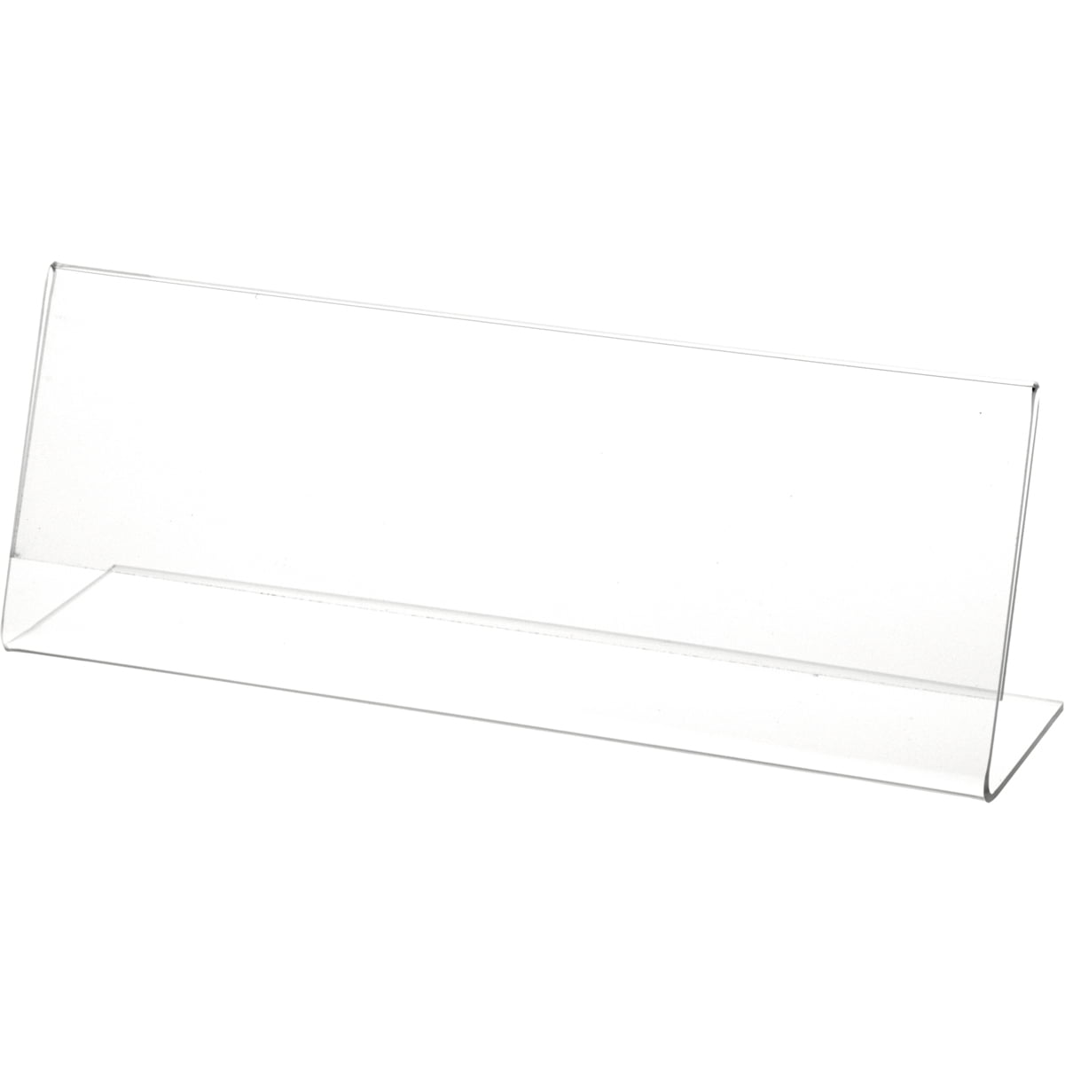 Plymor Clear Acrylic Sign Display / Literature Holder (Angled), 10" W x ...