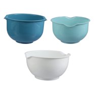 Mainstays Mixing Bowl Set, 3 Piece, Assorted Sizes, White ...
