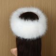 DOVACKA Faux Fur Headband for Women Winter Hat Earwarmer Warm Cap ...