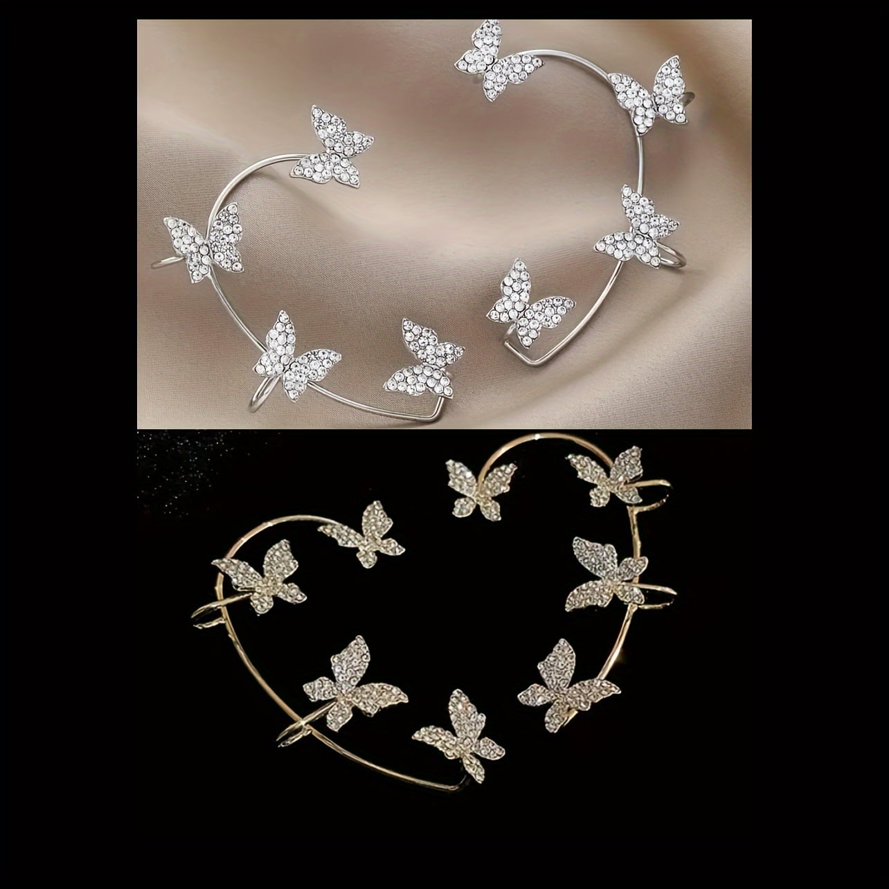 Click here for Cnkoo 4-Piece Set Exquisite Butterfly-Shaped Ear C... prices