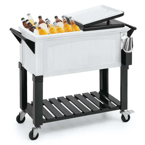 Outdoor Patio Cooler Cart