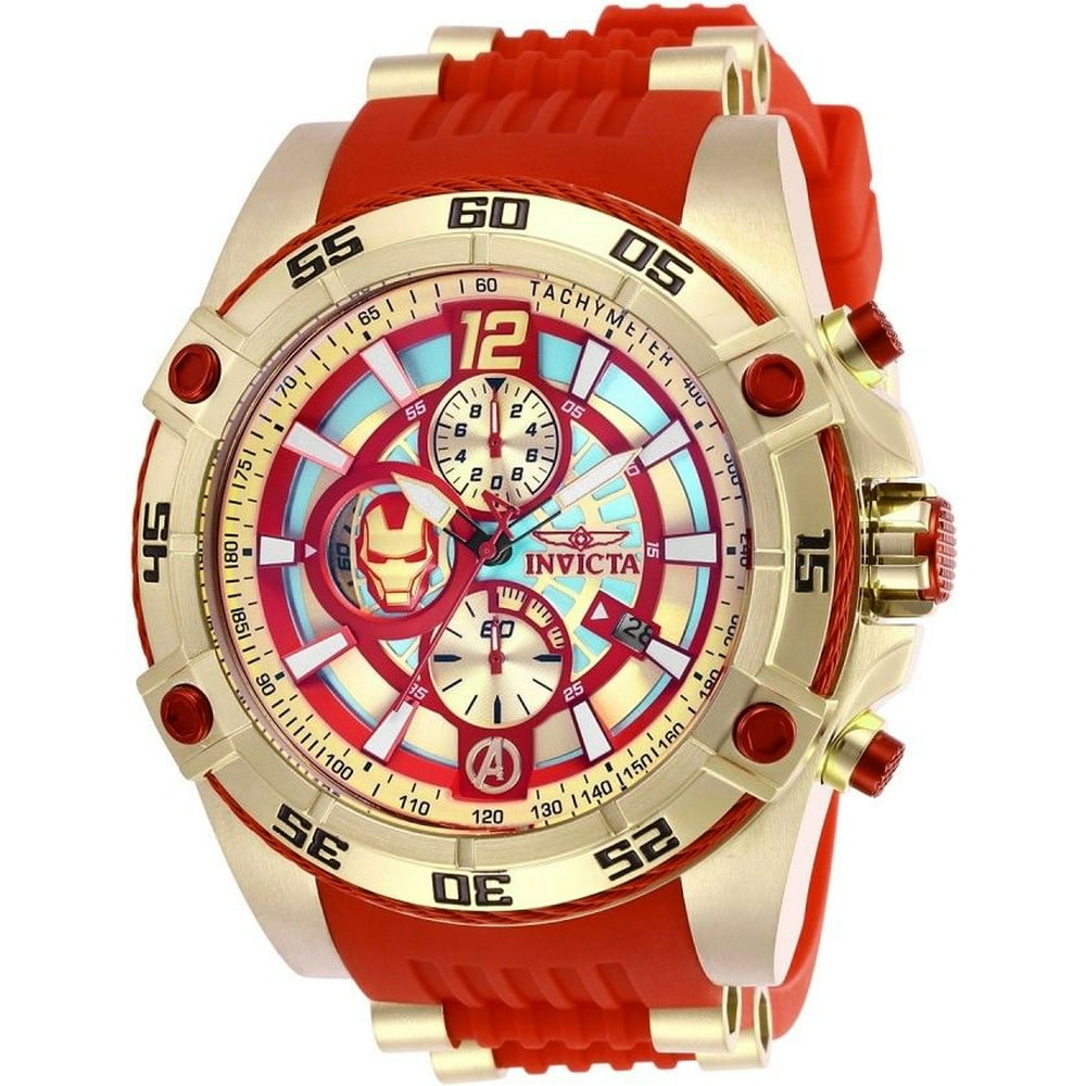 Invicta - BRAND NEW MENS (26796) MARVEL IRON MAN LIMITED EDITION RED ...