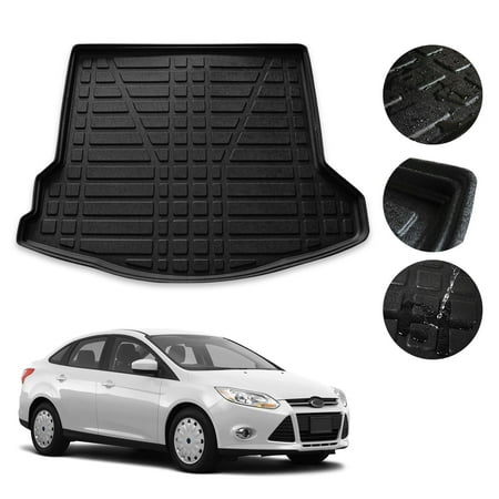 Trunk Mat Rear Cargo Liner For Ford Focus SD 2012-2014 All-Weather TPE ...