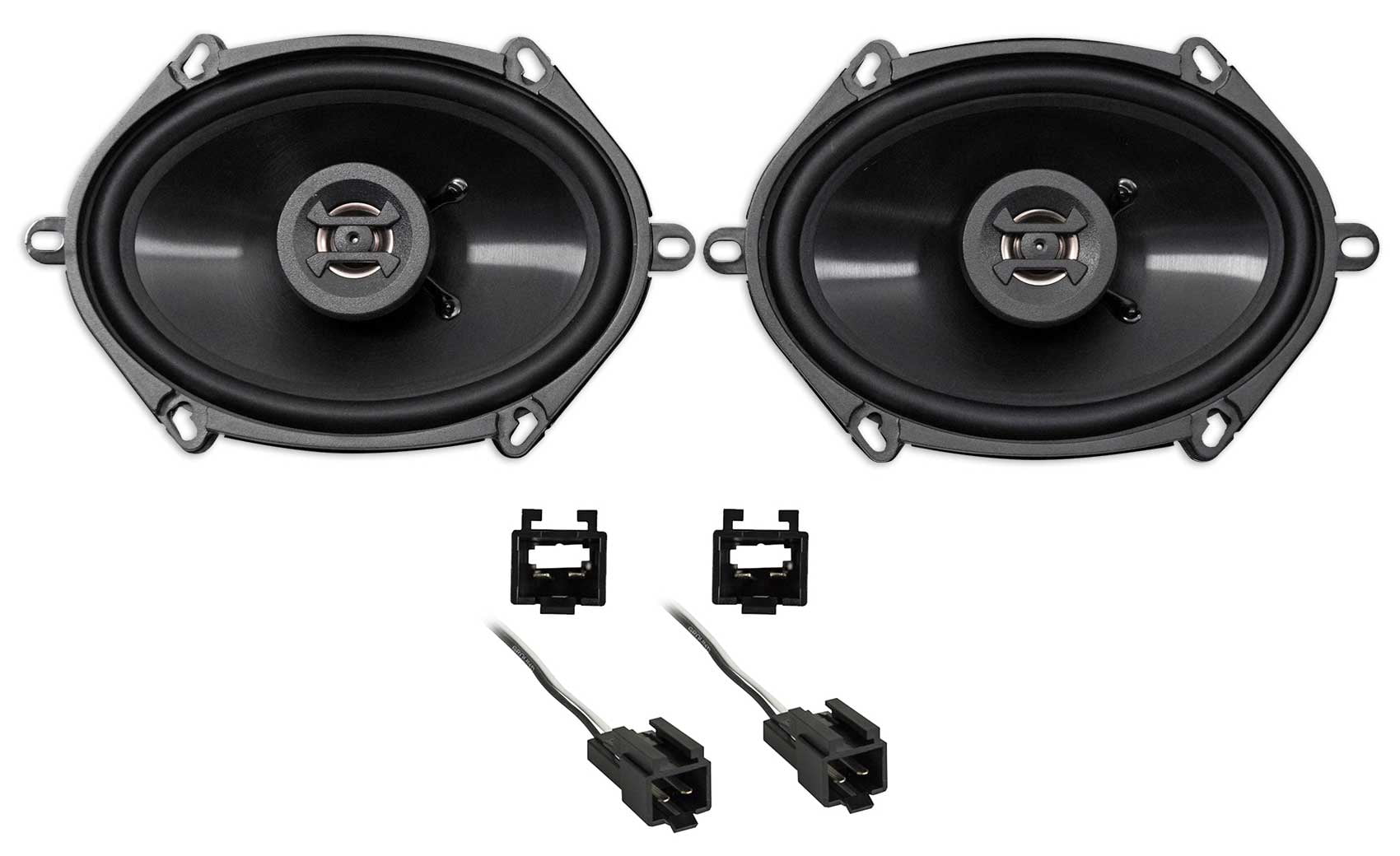 Hifonics Rear Factory Speaker Replacement Kit For 2001-2005 Chrysler PT ...