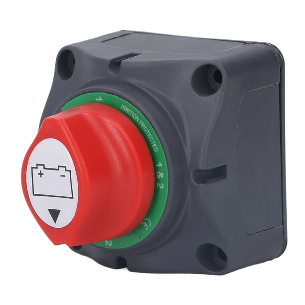 Power Off Switch, Safe Sealing Battery Disconnect Switch Red Copper ...