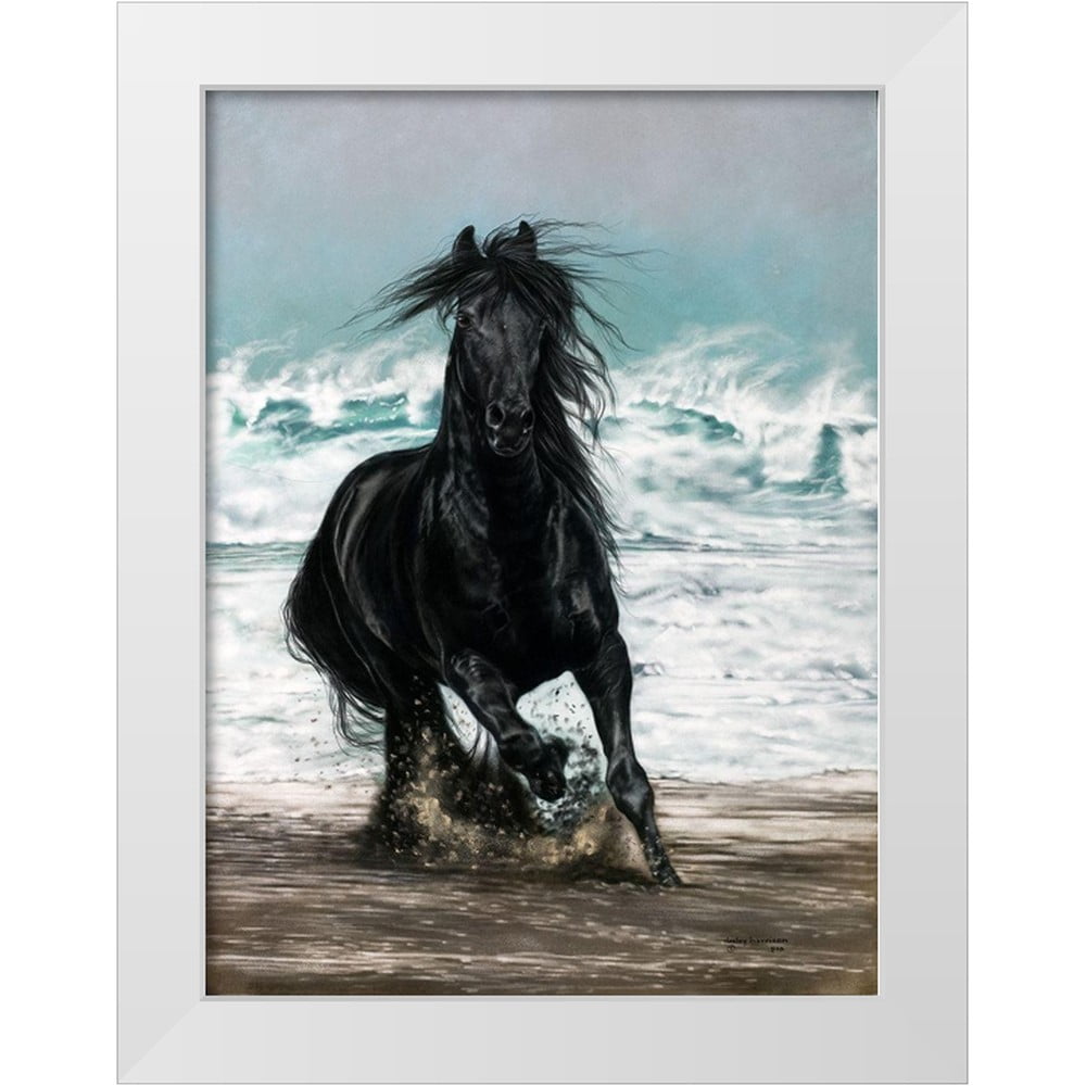 Harrison, Lesley 19x24 White Modern Wood Framed Museum Art Print Titled ...