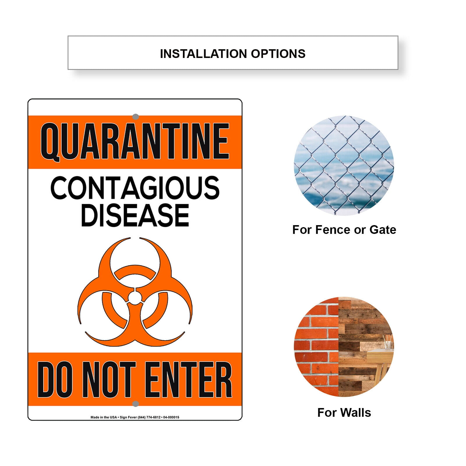 Contagious Disease Warning