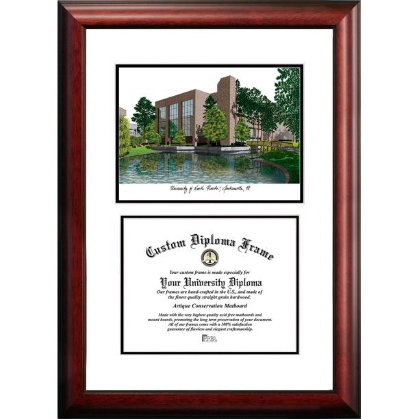 University of North Florida 8.5" x 11" Scholar Diploma Frame - Walmart.com