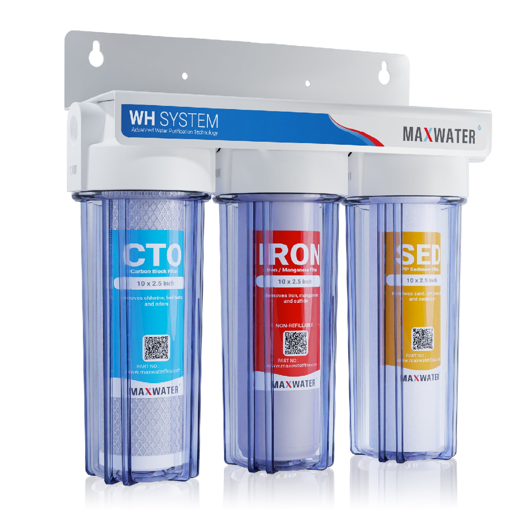 Click here for Max Water 3-Stage Standard Whole House Iron Mangan... prices