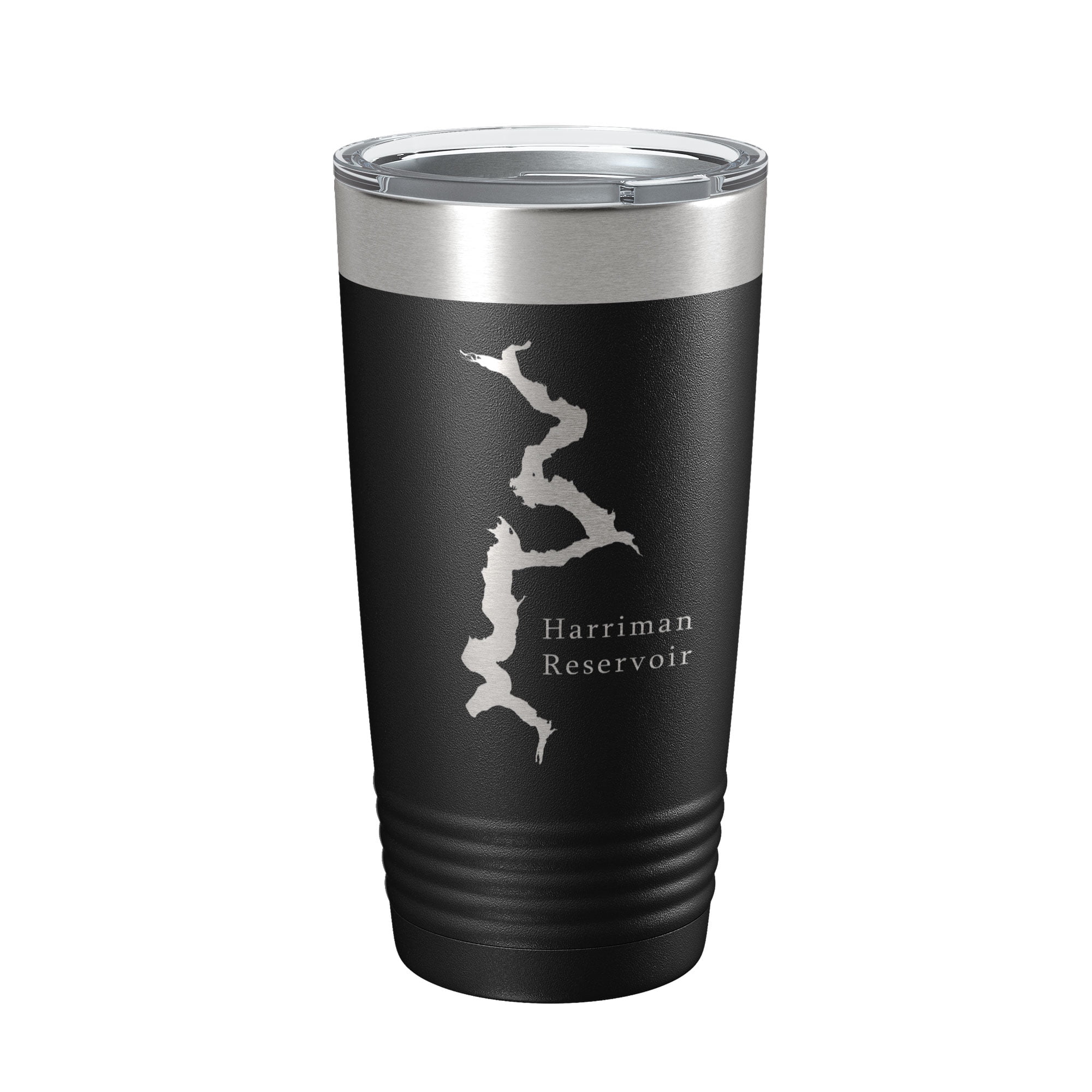 Harriman Reservoir Lake Map Tumbler Travel Mug Insulated Laser Engraved ...
