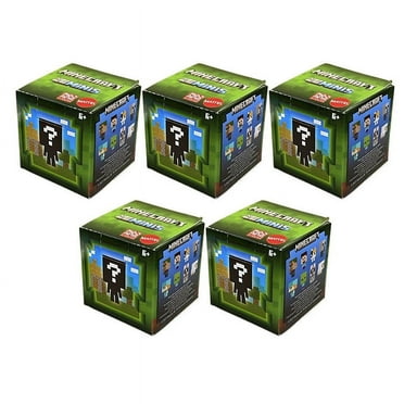 Mattel - Minecraft TNT Series 25 Mini Figures - MYSTERY BLIND BOXES (5 ...
