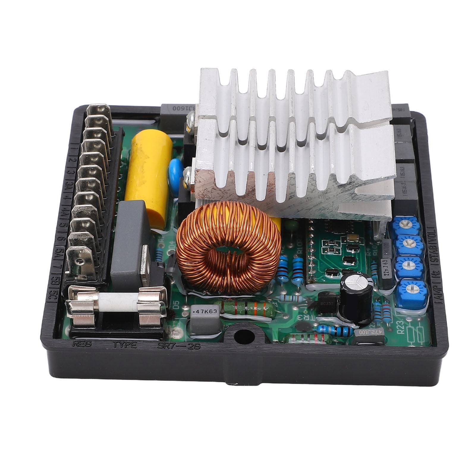 Regulador de voltaje Jadeshay SR7‑2 automático para Mecc Alte | Bodega ...